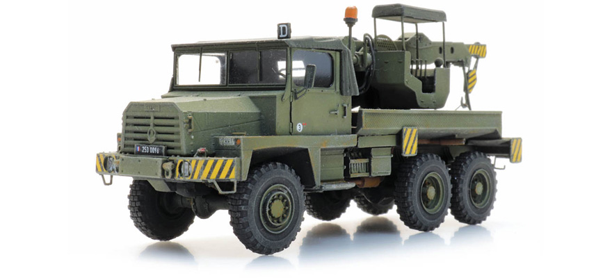 FR Berliet GBC 8KT grue H0 1:87 Modèle fini en résine, peint Artitec ...